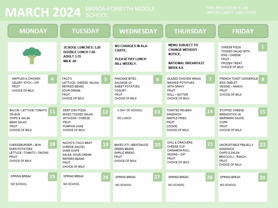 2024-25 School Calendar